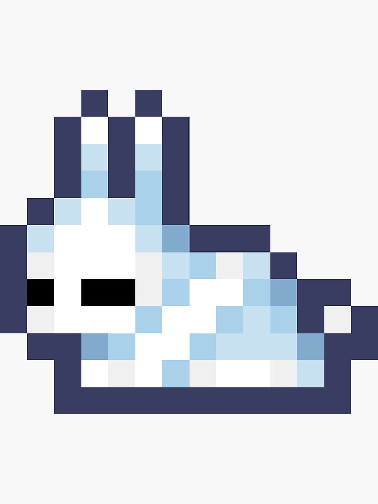 "Sleepy Terraria Bunny" Sticker for Sale by RellimEloc | Redbubble