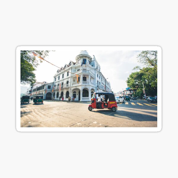 "Travel Srilanka kandy buliding tuk tuk kandy" Sticker by ruhunucat ...
