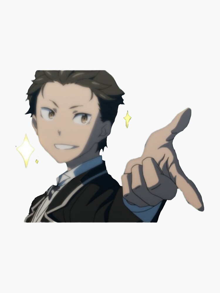 "Natsuki Subaru Charming" Sticker for Sale by beanman36 | Redbubble