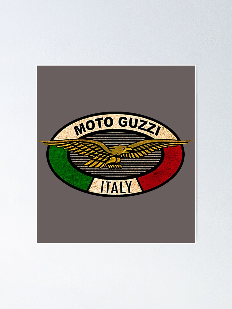 "MOTO GUZZI Motorcycles Italy " Poster for Sale by Nondescript71 | Redbubble