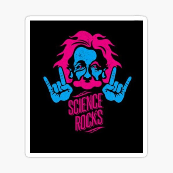 "Science Rocks" Sticker by linesmachines | Redbubble