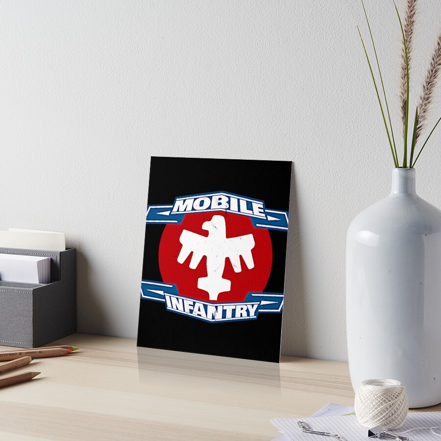 "Mobile Infantry logo inspired by Starship Troopers " Art Board Print ...