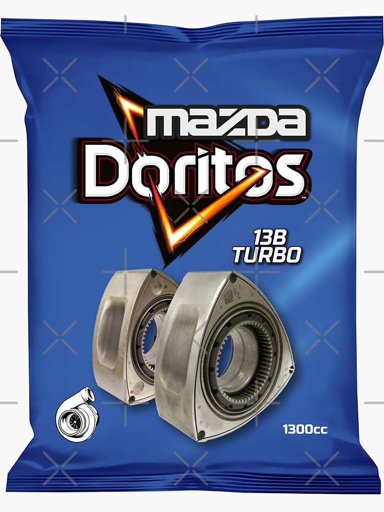 "Mazda 13B Turbo" Sticker for Sale by onelegiondesign | Redbubble