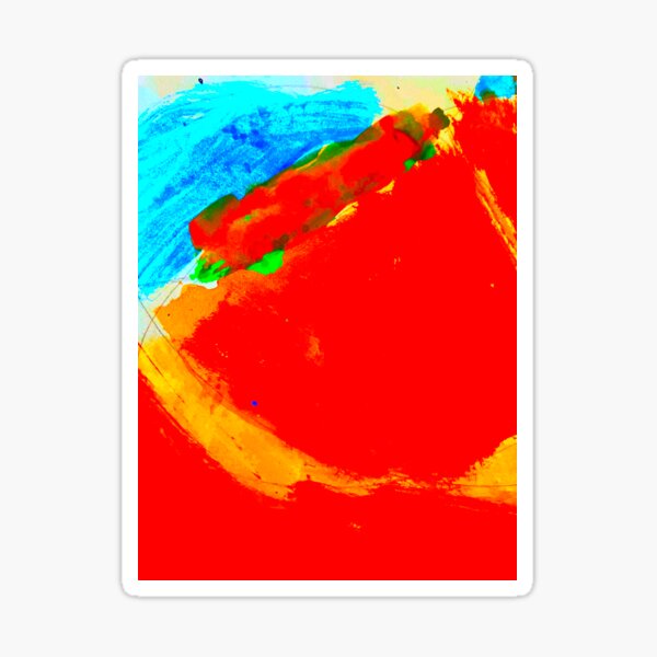 "Outer Space Blue Splash" Sticker by Mazipoodles | Redbubble