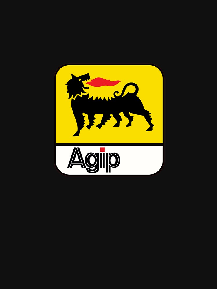 "Sticker with the Agip logo" T-shirt for Sale by StoutJack | Redbubble ...