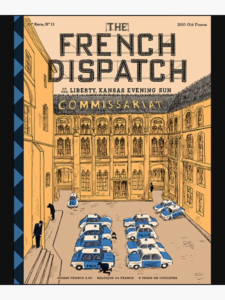 "The French Dispatch " Poster by KikoIlustrador | Redbubble