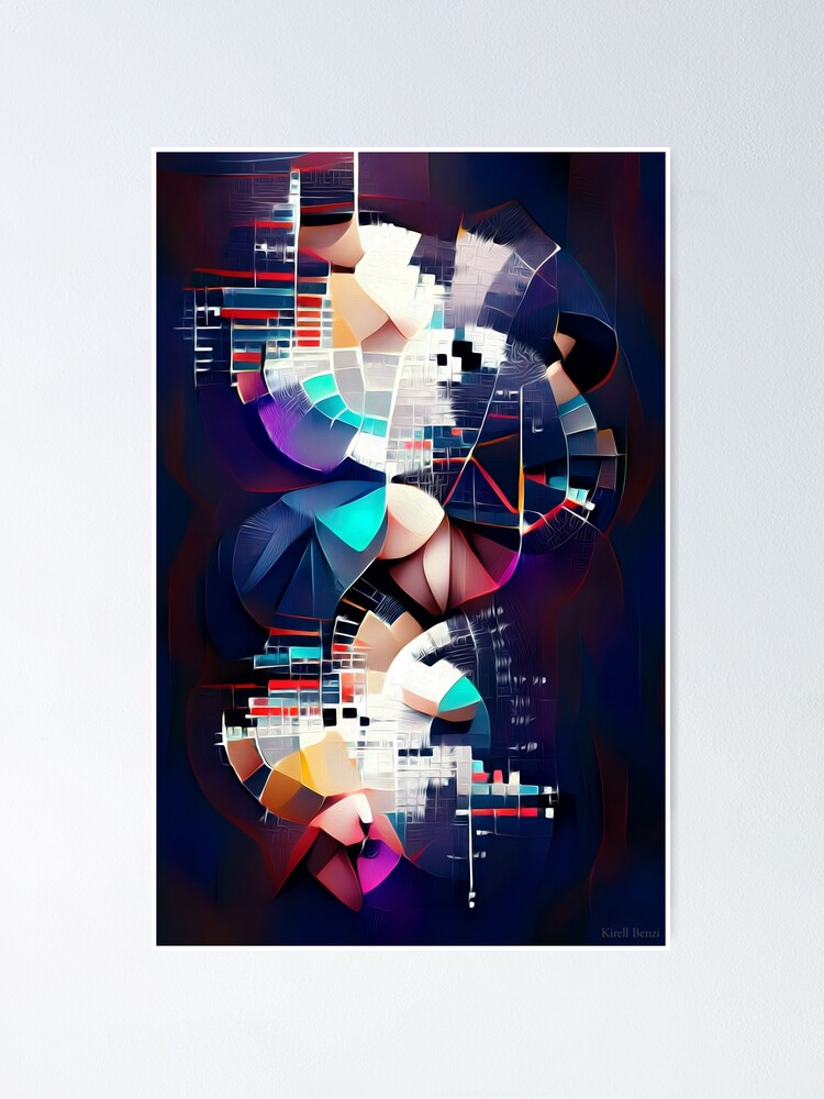 "Dataviz series with AI - The Vertical Excitement" Poster for Sale by ...