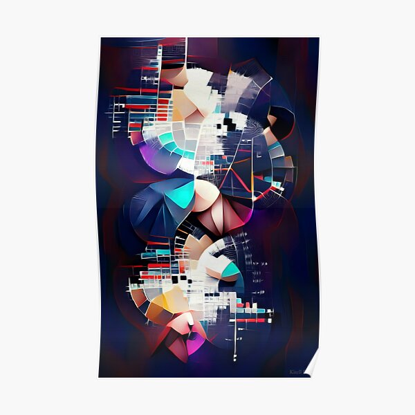 "Dataviz series with AI - The Vertical Excitement" Poster for Sale by ...