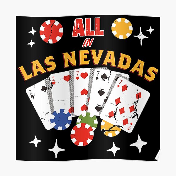 "Las Nevadas Fanart Poker Player Gambler" Poster for Sale by ...