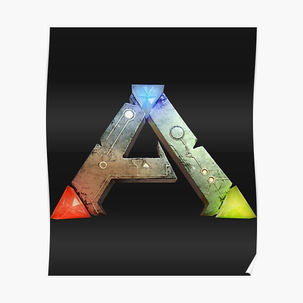 "ARK Survival Evolved Logo" Poster by QypeWallArt | Redbubble