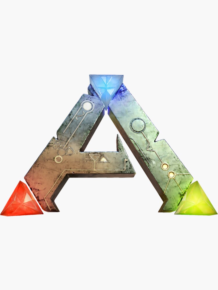 "ARK Survival Evolved Logo" Sticker for Sale by QypeWallArt | Redbubble