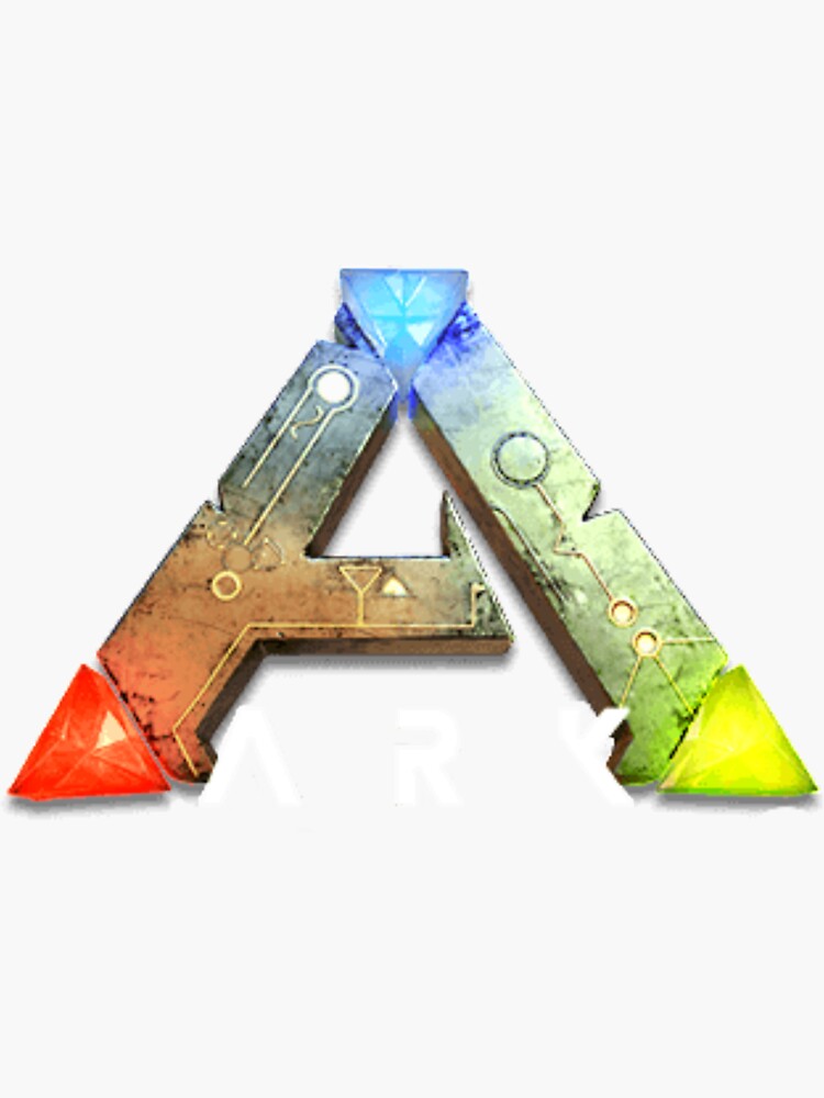 "Ark Survival Logo " Sticker for Sale by QypeWallArt | Redbubble