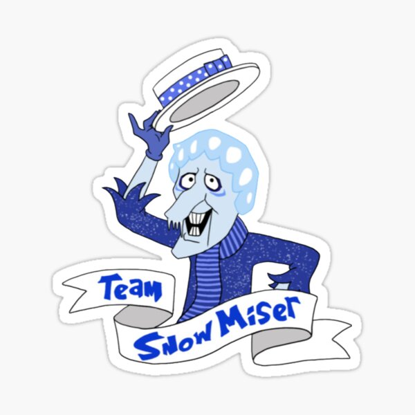 "snow miser" Sticker for Sale by masricaca | Redbubble