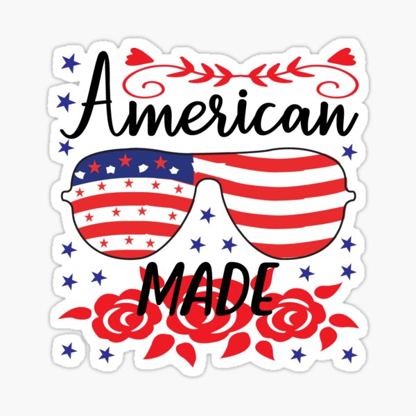 "American Made" Sticker for Sale by Introvebleed | Redbubble