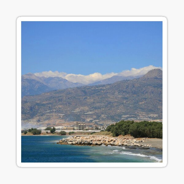 "Crete, Greece 12" Sticker by LoraSi | Redbubble