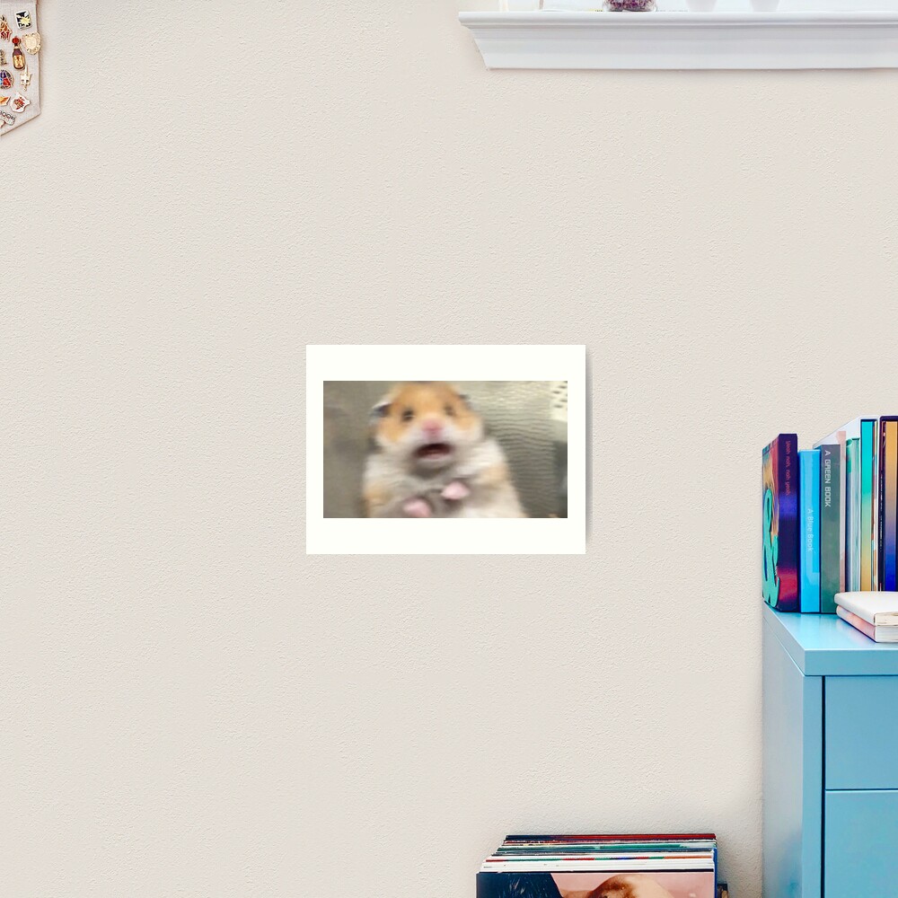 "Shook hamster meme" Poster for Sale by SAVAGEwav | Redbubble