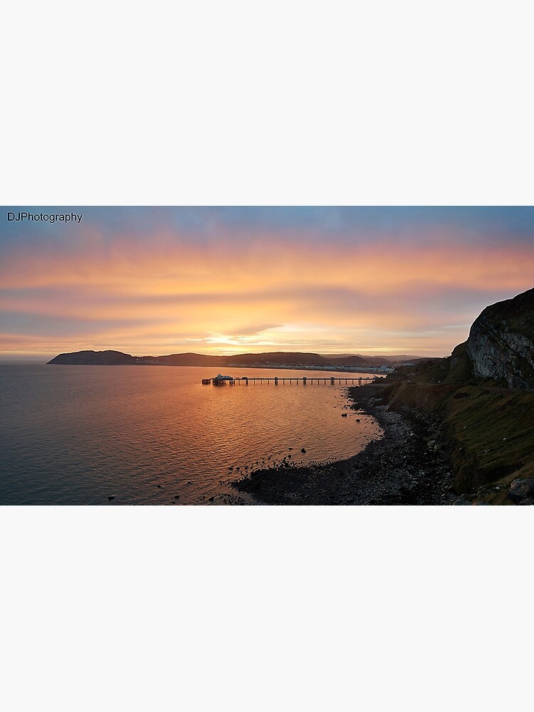 "Llandudno Pier Midwinter sunrise" Framed Art Print for Sale by ...