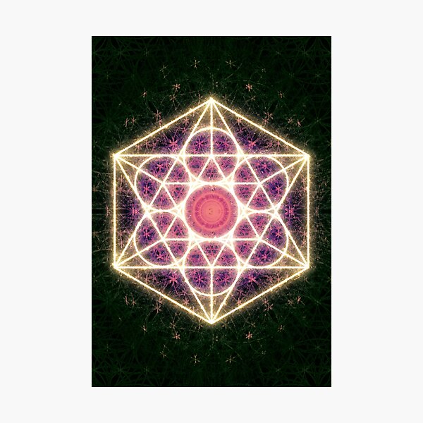 "Metatron’s Cube - Spiritual Protection Archangel Symbol Yoga High ...
