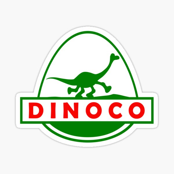 "Green Dinoco (Cars)" Sticker by ayoubraji2003 | Redbubble