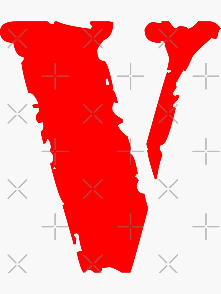 "Rotes Vlone Original, Vlone V Logo, Vlone Streetwear, Vlone Merch ...