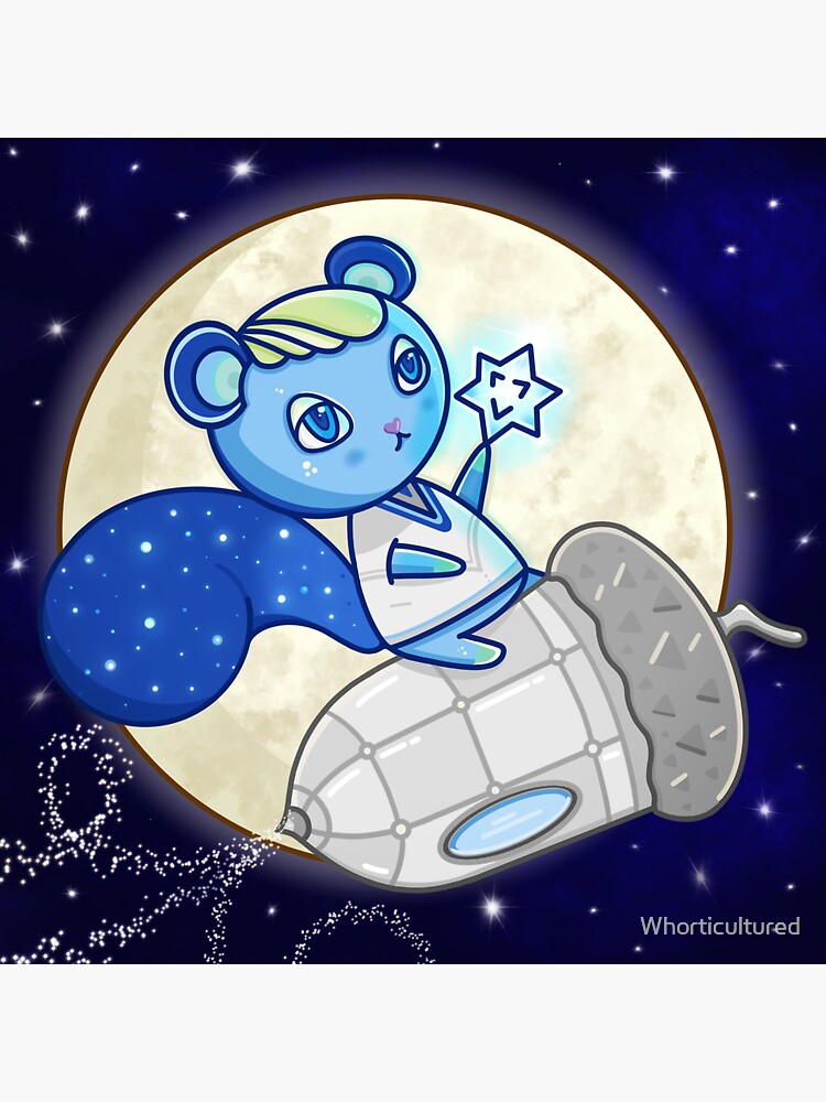 "Ione the Space Squirrel " Sticker for Sale by Whorticultured | Redbubble