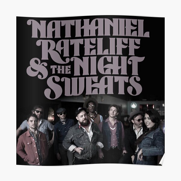" nathaniel and TNS rateliff" Poster for Sale by conecarlos | Redbubble