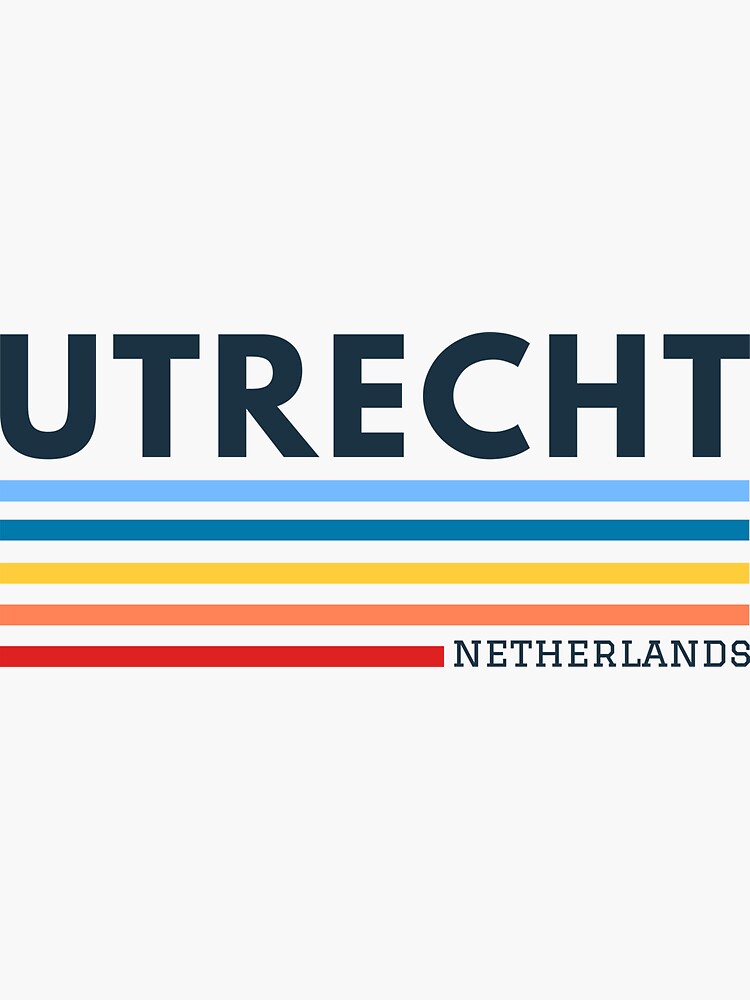 "Utrecht Netherlands" Sticker for Sale by europelines | Redbubble