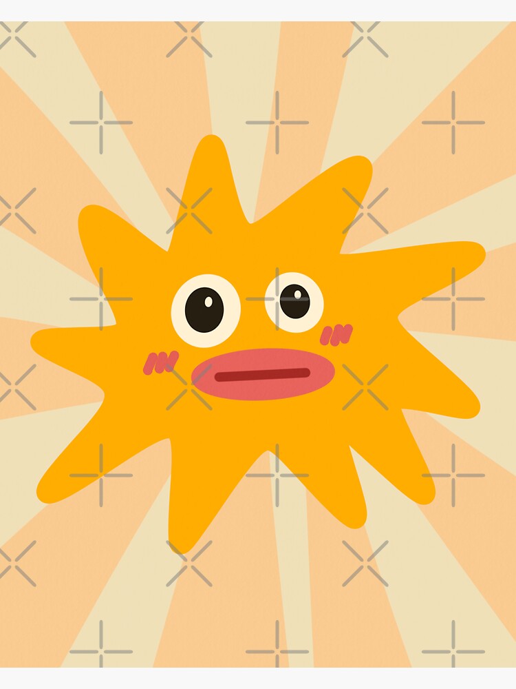 "Sunny Fun Cartoon" Sticker by trajeado14 | Redbubble
