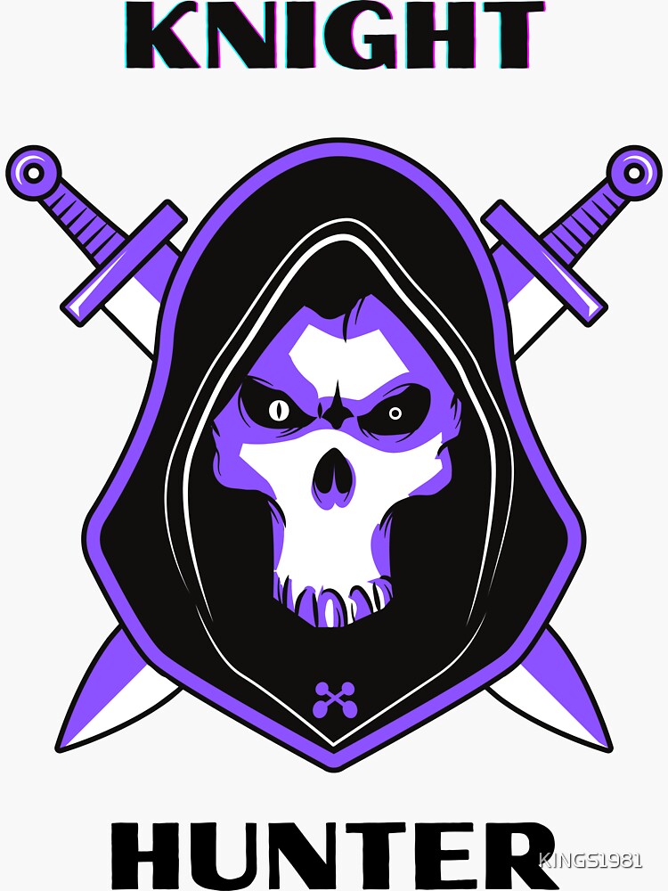 "Knight Hunter" Sticker for Sale by KINGS1981 | Redbubble