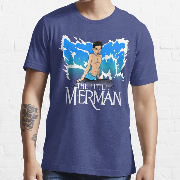"The Little Merman" T-shirt for Sale by boltfromtheblue | Redbubble ...