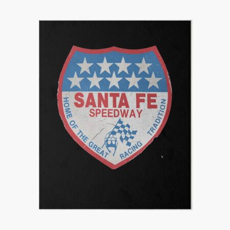 "Santa Fe Speedway logo" Art Board Print by HanBiKuZ | Redbubble