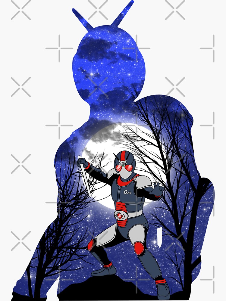 "Kamen Rider Rx Bio" Sticker by Artsilhouette | Redbubble