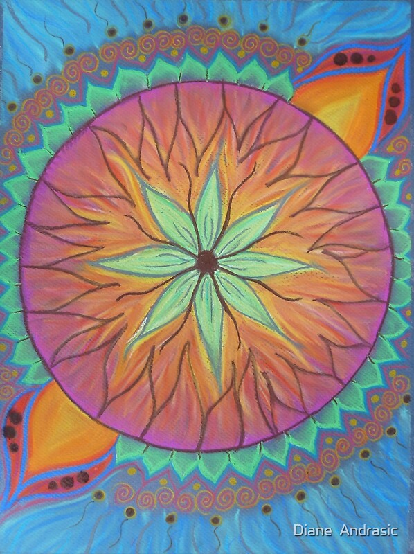 "the power of balance mandala" by Diane Andrasic | Redbubble