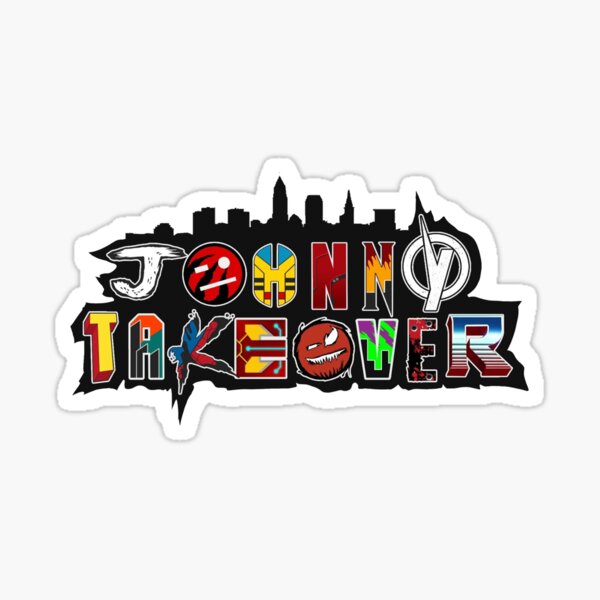 "#JohnnyTakeOver Johnny TakeOver" Sticker for Sale by rhysnalani57 ...