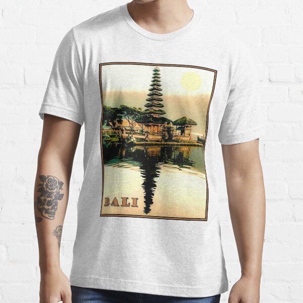 " BALI : Tourism Advertising Indonesia Temple Print" T-shirt for Sale ...