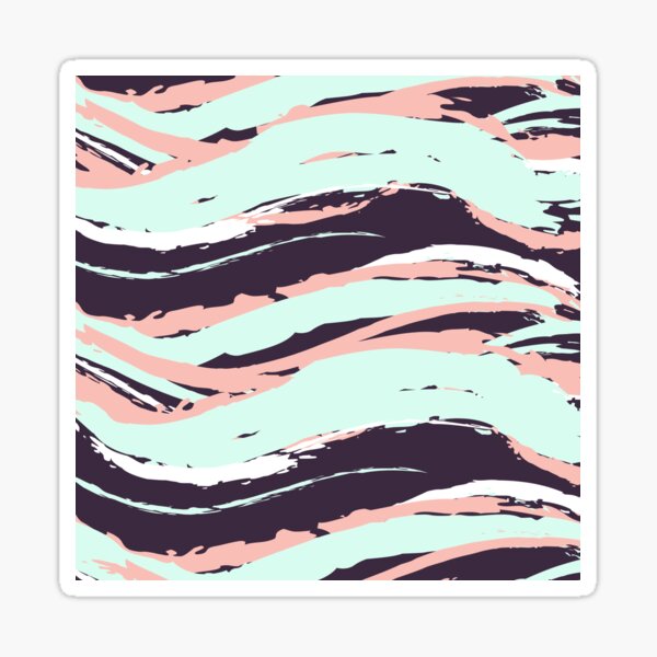 "colors wave design" Sticker for Sale by Designsya | Redbubble