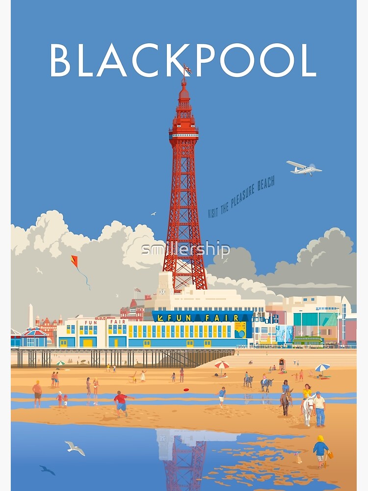 "Blackpool" Poster for Sale by smillership | Redbubble