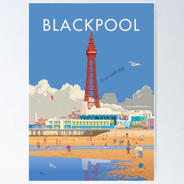 "Blackpool" Poster for Sale by smillership | Redbubble