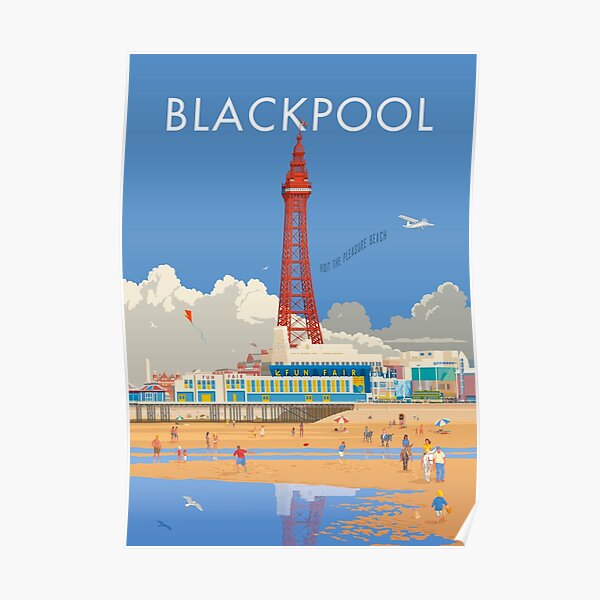 "Blackpool" Poster for Sale by smillership | Redbubble
