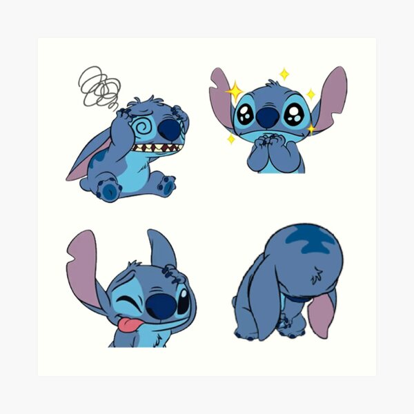 "Stitch sticker set " Art Print for Sale by ashleyherkie | Redbubble