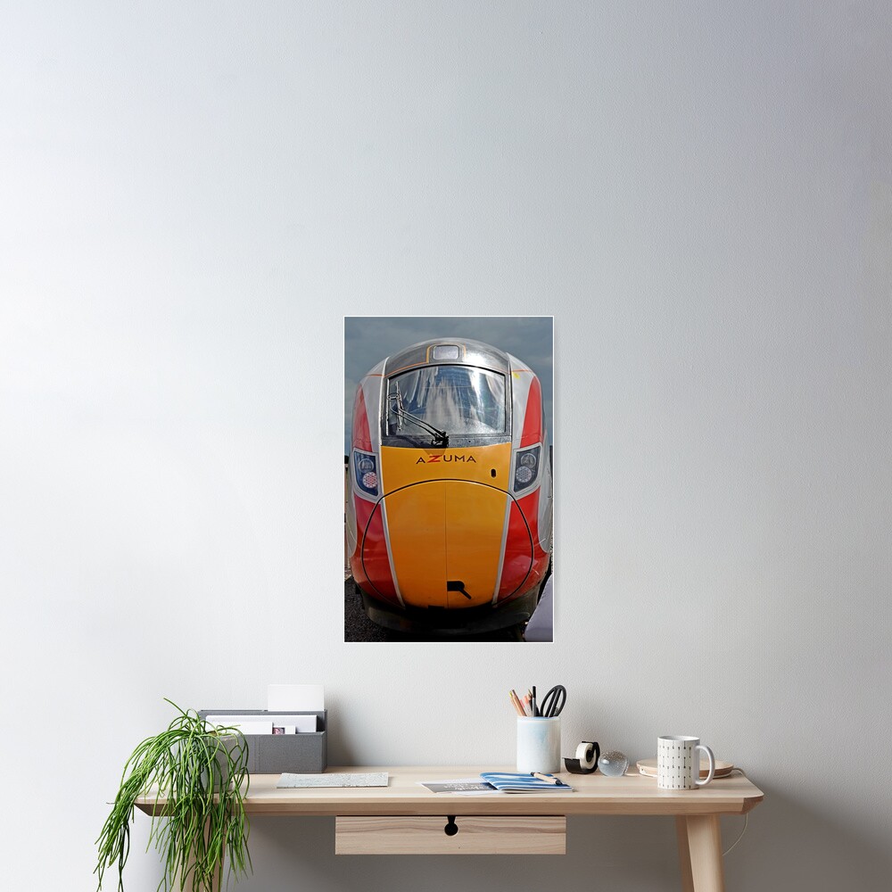 "Front view of an LNER Azuma train" Poster for Sale by Scenebyrail ...