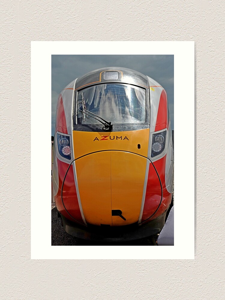 "Front view of an LNER Azuma train" Art Print for Sale by Scenebyrail ...