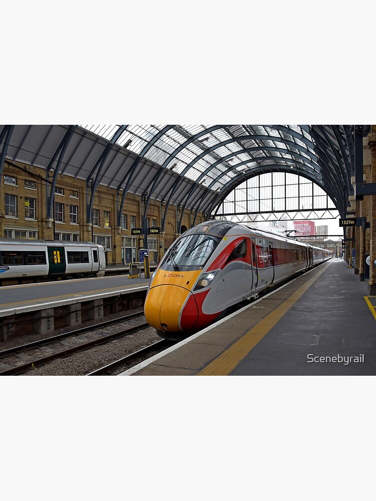 "LNER Azuma train at Kings Cross" Canvas Print for Sale by Scenebyrail ...
