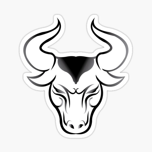 "Angry Bull Angry Bull" Sticker for Sale by eLedesign22 | Redbubble