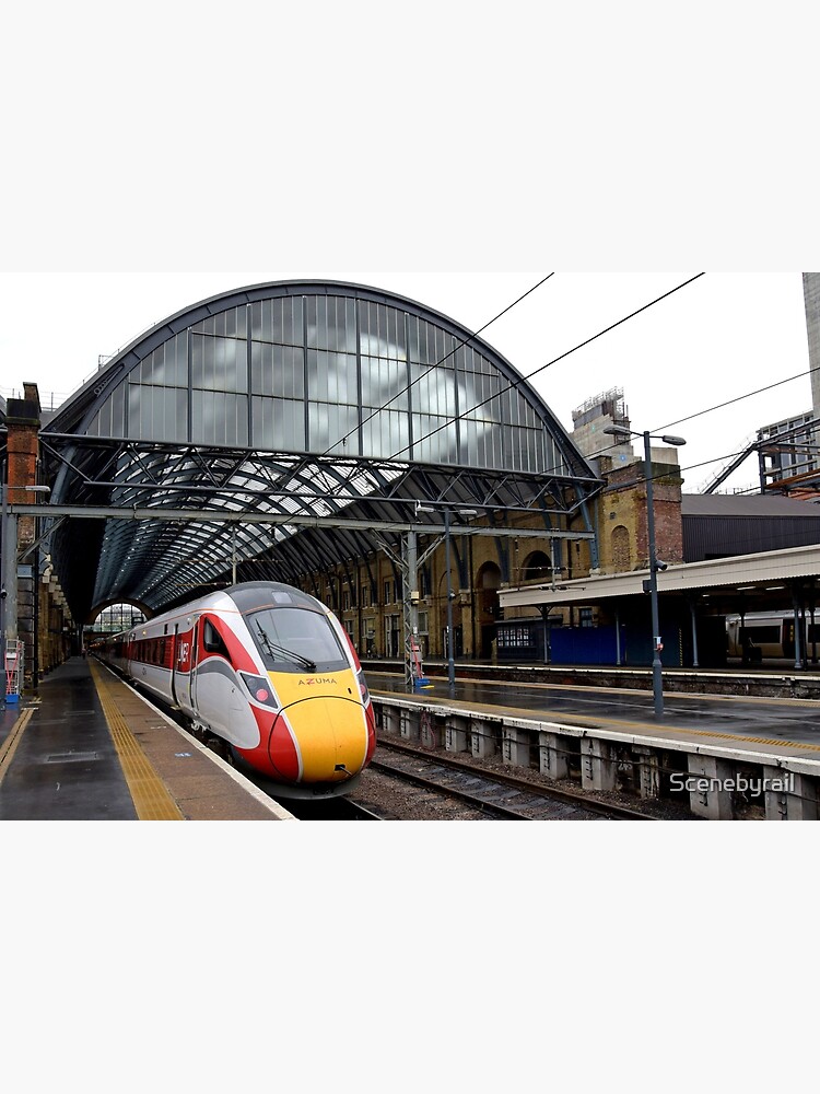 "LNER Azuma 801 high speed train at King's Cross" Canvas Print for Sale ...