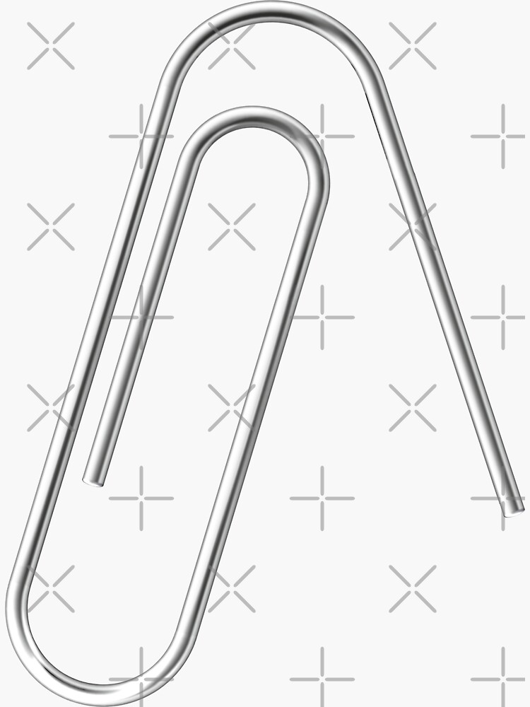 "Funny Tech Support Sysadmin Computer Nerd Paperclip reset" Sticker for ...