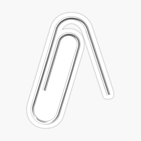 "Funny Tech Support Sysadmin Computer Nerd Paperclip reset" Sticker for ...