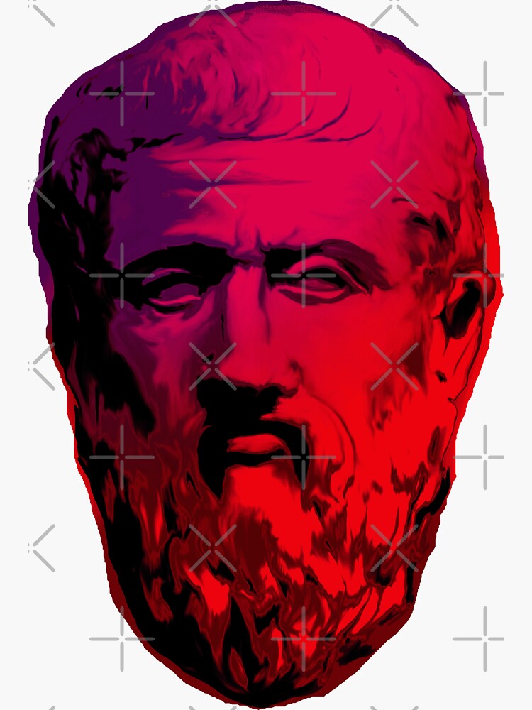 "Plato" Sticker by carefuldisorder | Redbubble