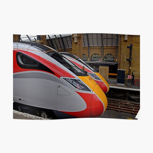 "LNER Azuma 801 high speed trains at King's Cross" Poster by ...