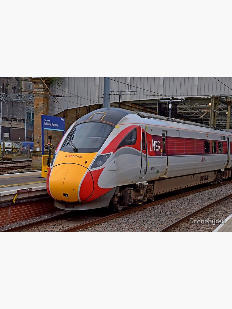"LNER Azuma 801 high speed train at Edinburgh Waverley Station" Poster ...